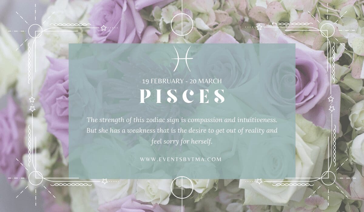 Flowers For Pisces | Events by TMA