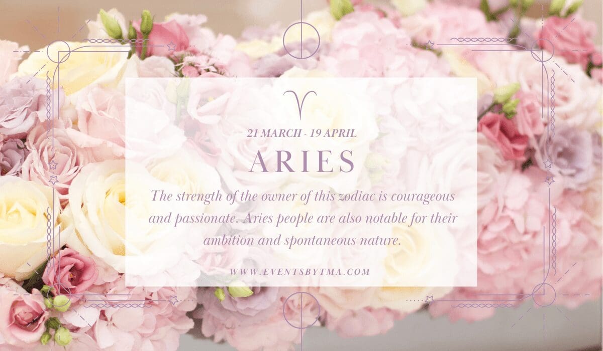 Spring Flowers For Aries | Events by TMA
